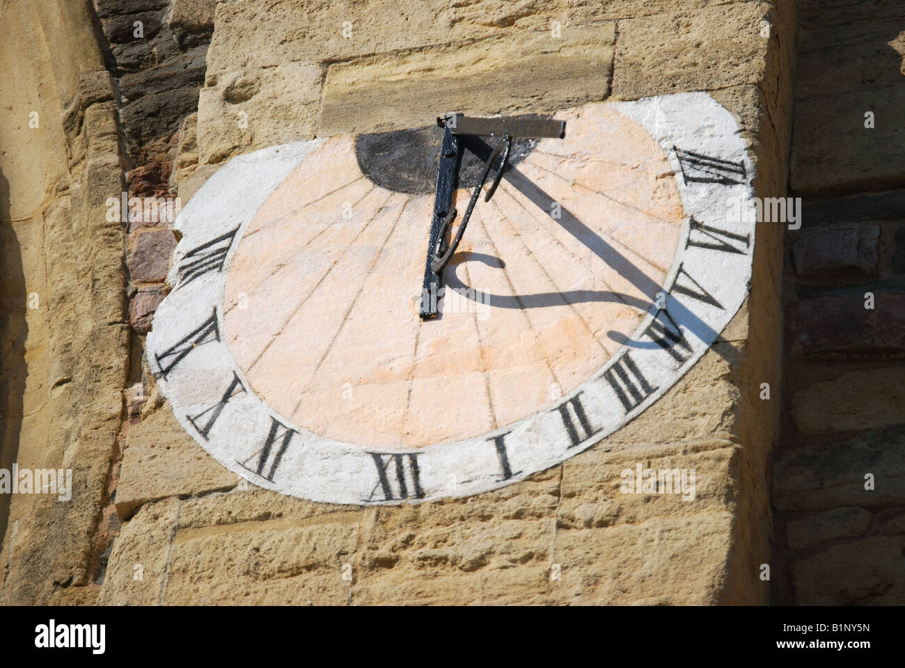 Sundial on stone building, Park Street, Bradford-on-Avon, Wiltshire ...