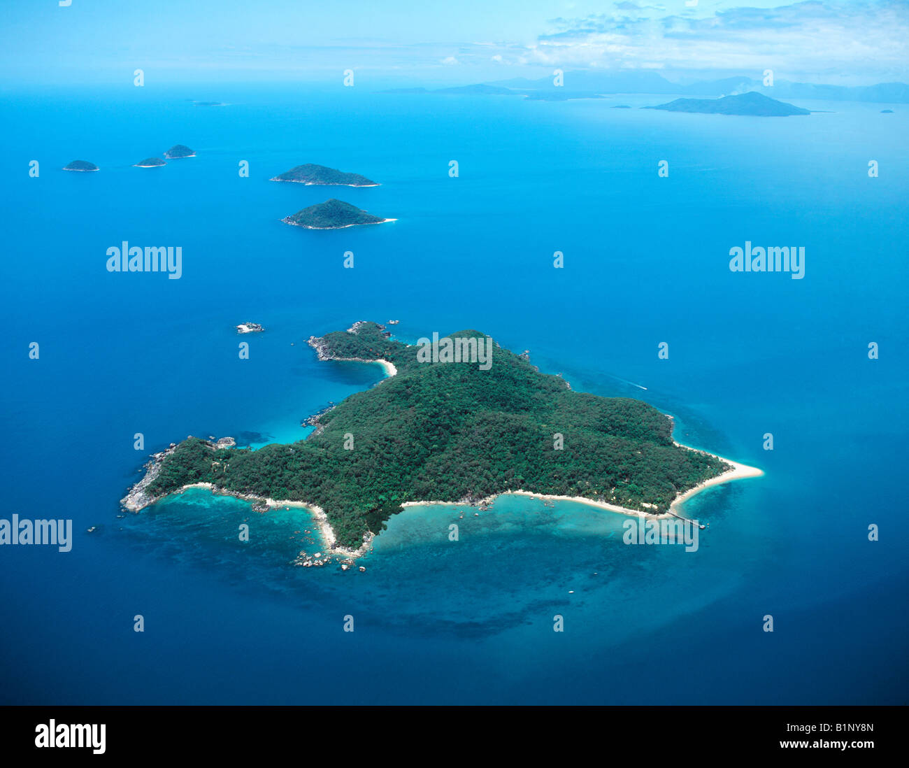 Luxury Bedarra Resort Island Tropical North Queensland Australia Stock ...