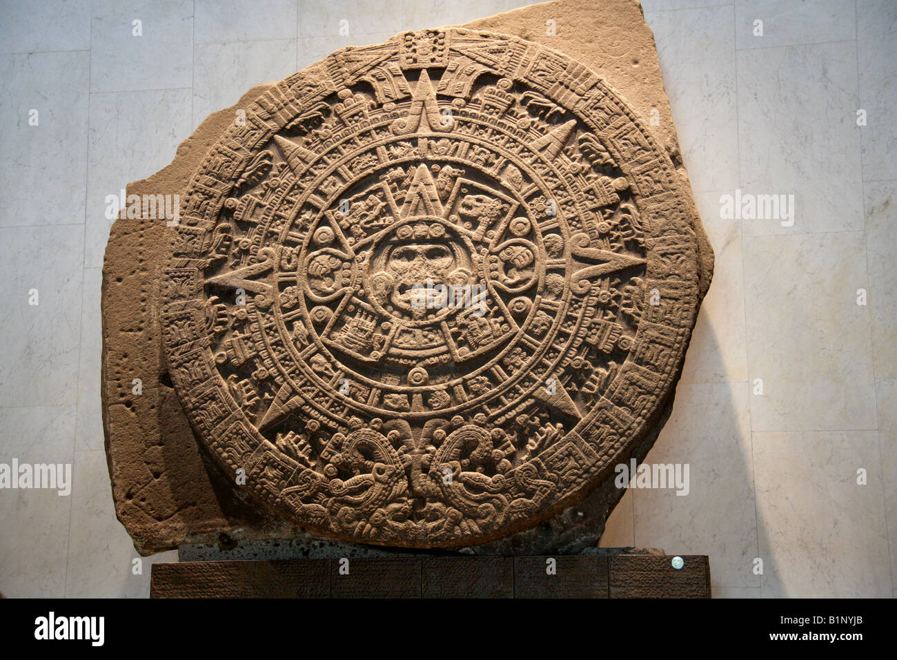 Aztec sun stone day signs High Resolution Stock Photography and Images ...