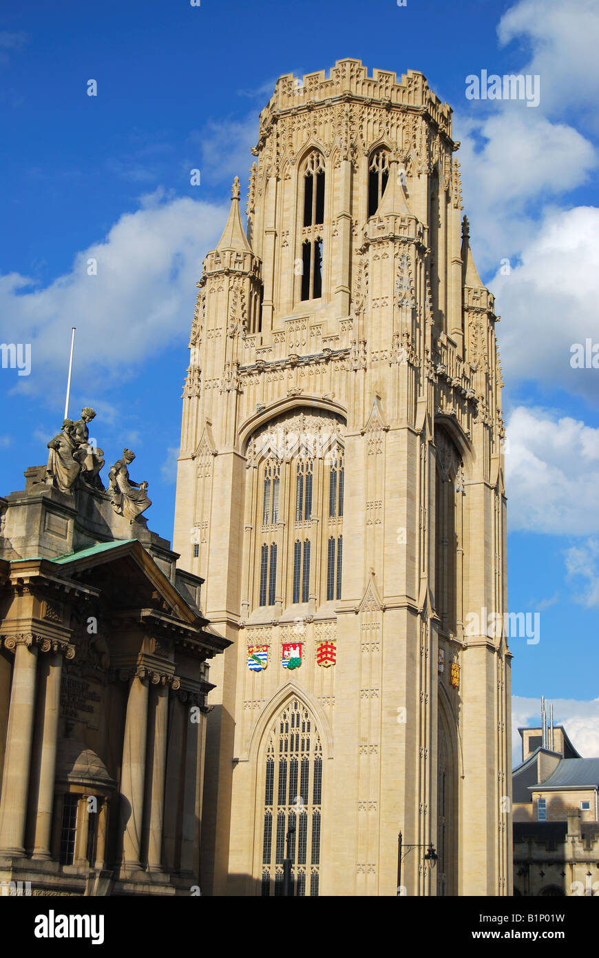 Wills Memorial Building, The University of Bristol, Queens Road ...
