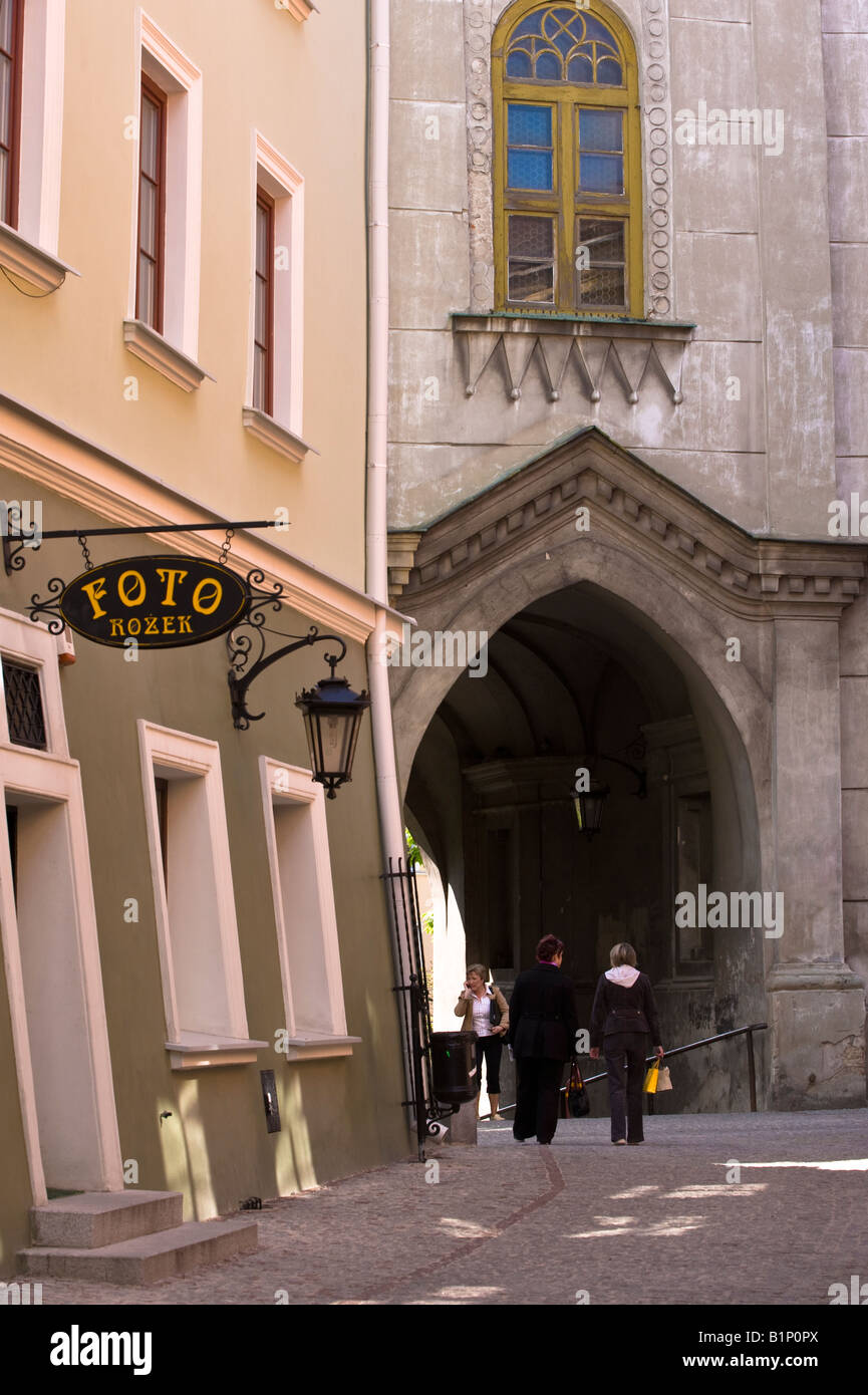 Architecture of Old Town Lublin Poland Stock Photo - Alamy