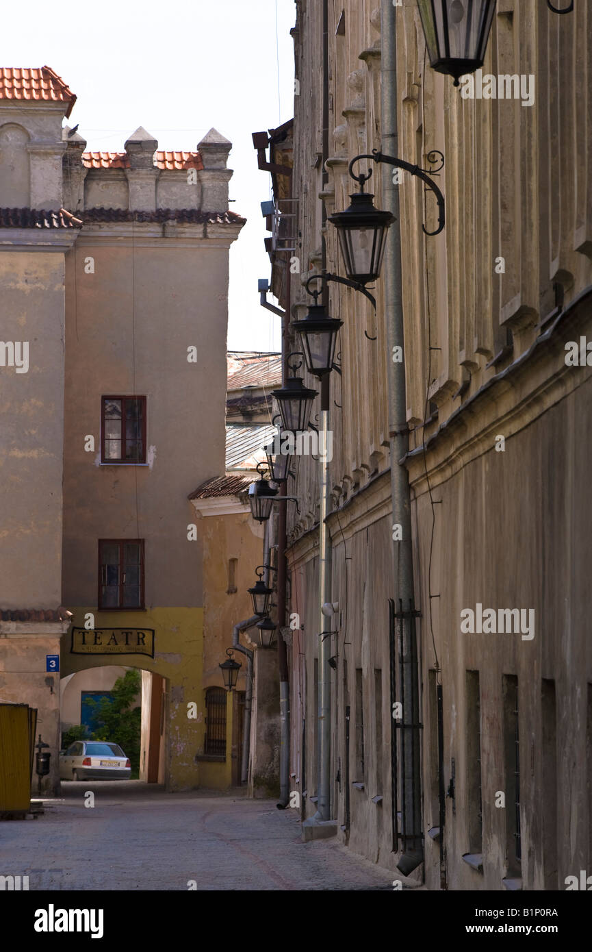 Architecture of Old Town Lublin Poland Stock Photo - Alamy