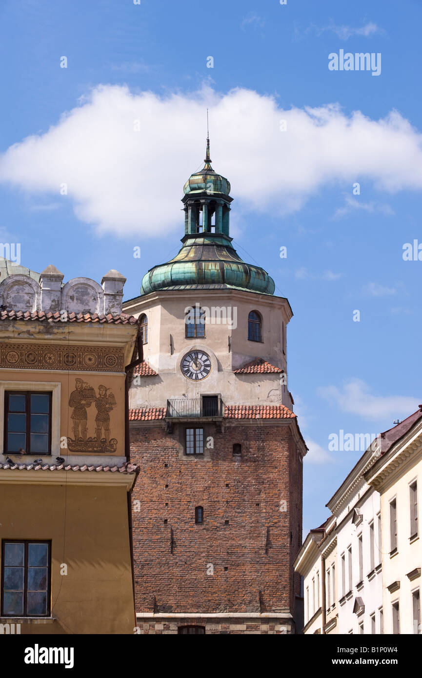 Architecture of Old Town Lublin Poland Stock Photo - Alamy