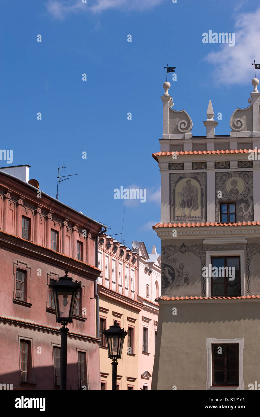 Architecture of Old Town Lublin Poland Stock Photo - Alamy