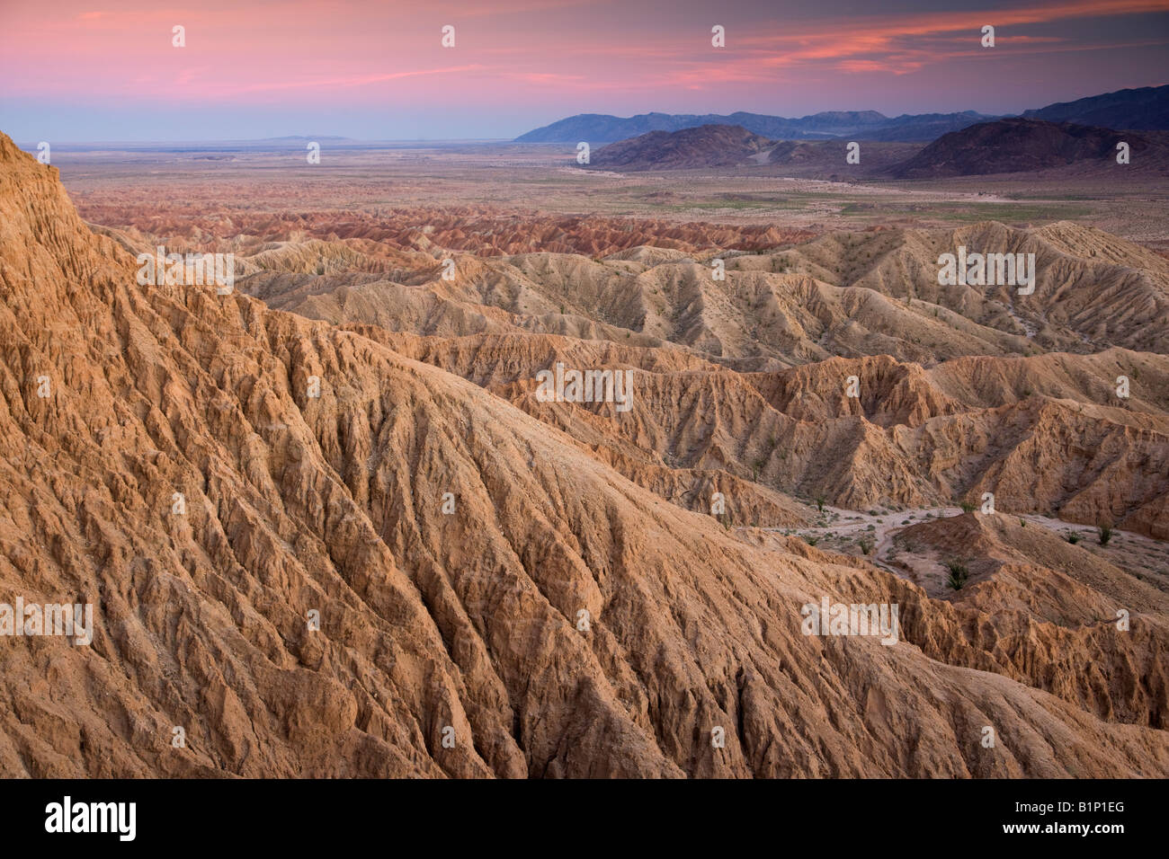 The Badlands from Font s Point Anza Borrego Desert State Park ...