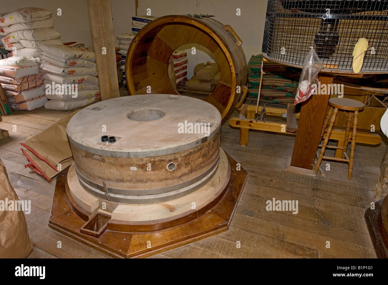 New Dutch stone grinding wheel Letheringsett watermill Holt North ...