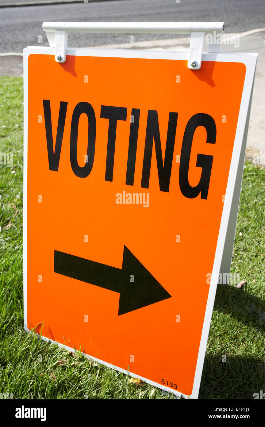 Election Sign Dunedin South Island New Zealand Stock Photo - Alamy