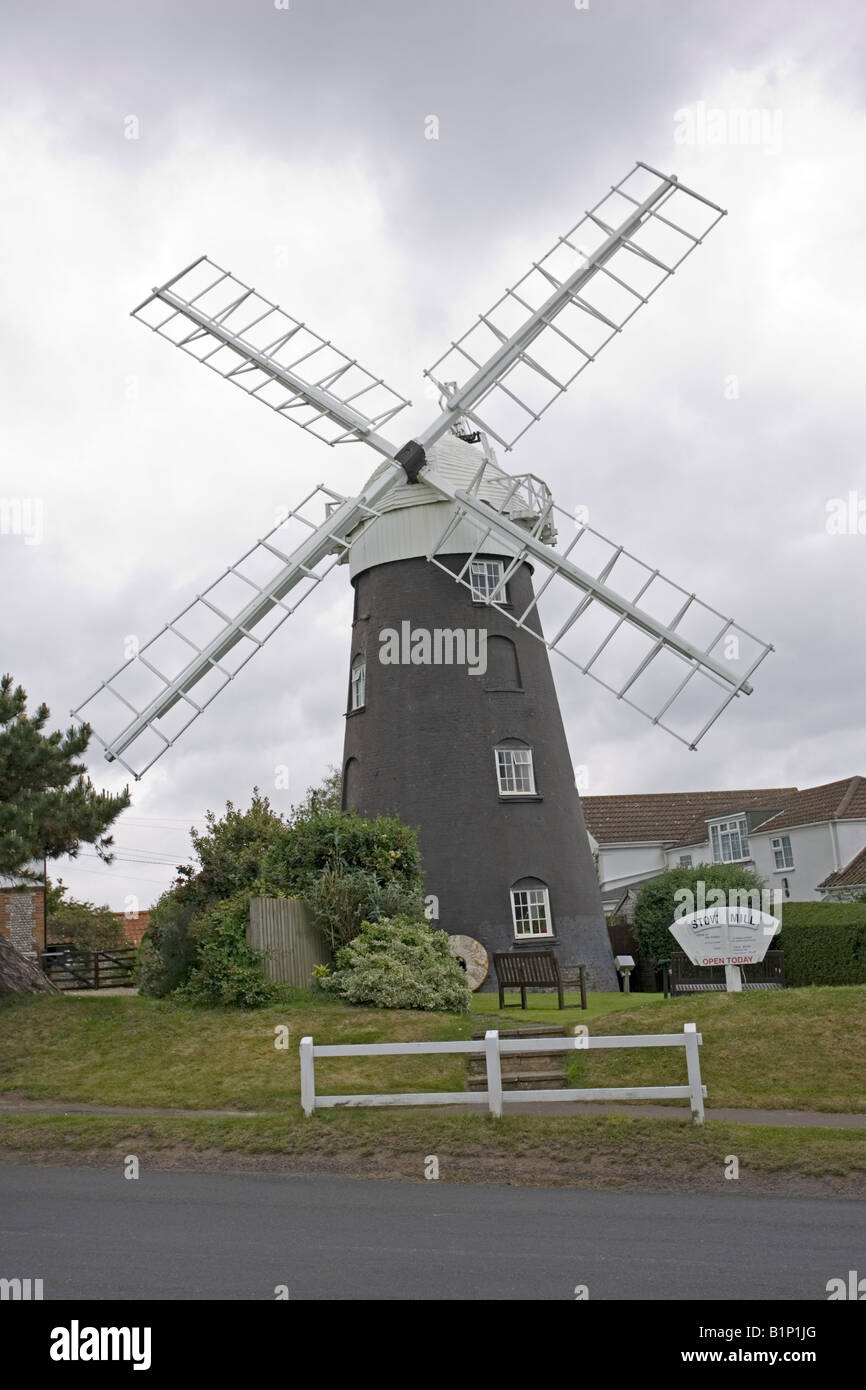 Paston Stow Mill North Norfolk Coast UK Stock Photo - Alamy