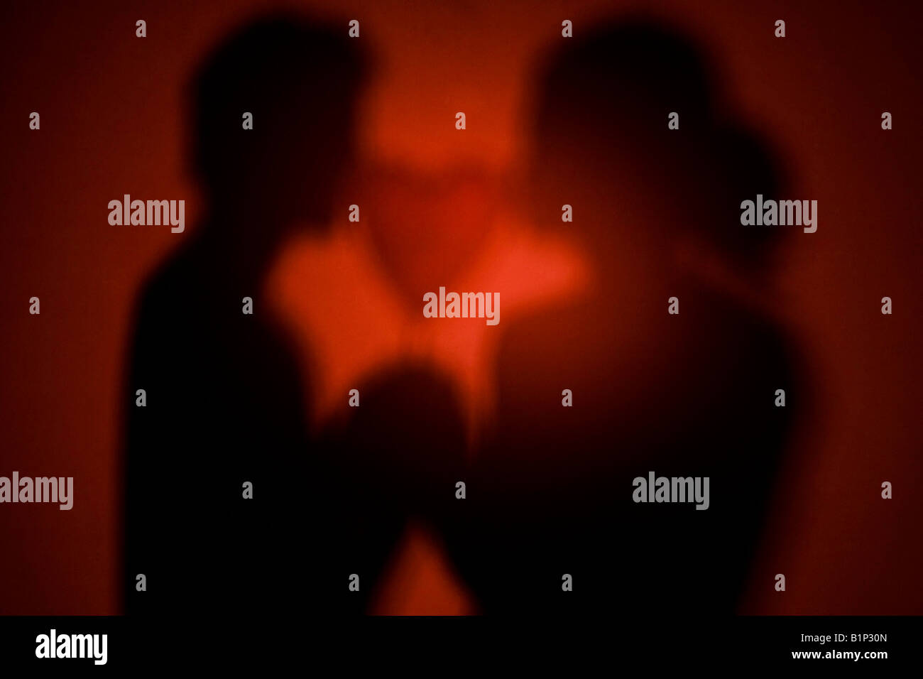 Shadow of loving couple Stock Photo - Alamy