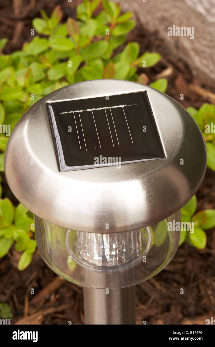 Solar powered garden light hi-res stock photography and images - Alamy
