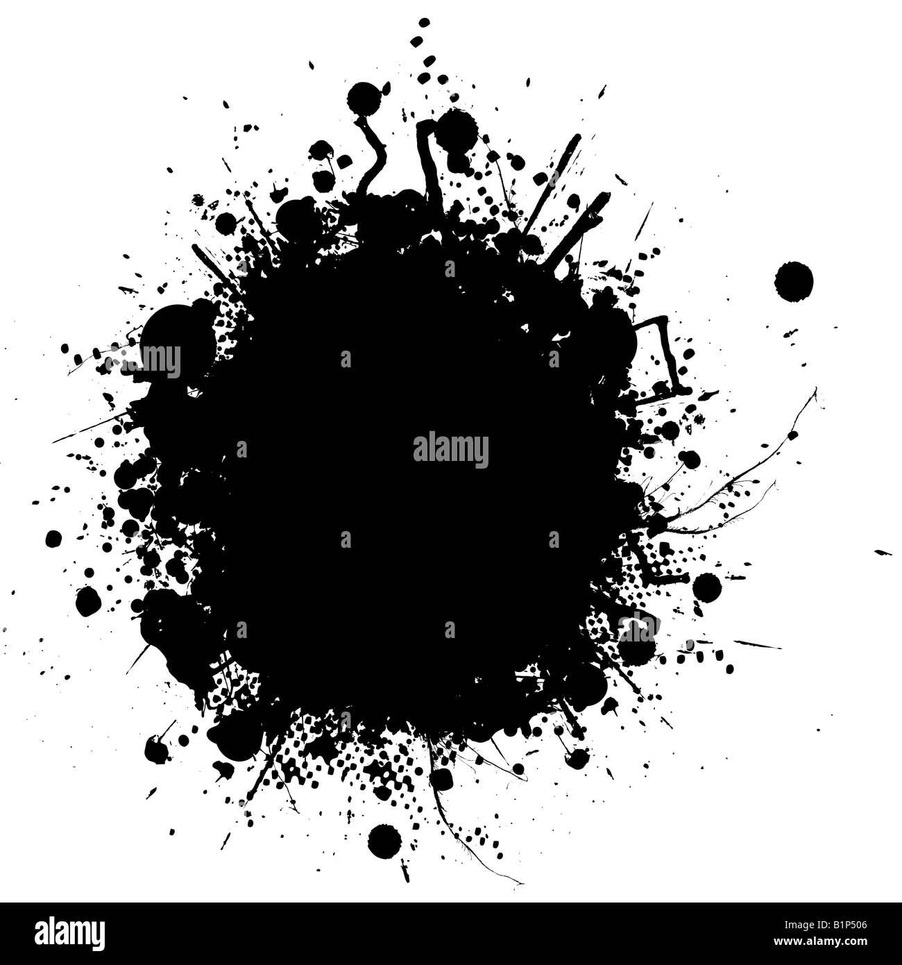 Splat Black and White Stock Photos & Images - Alamy