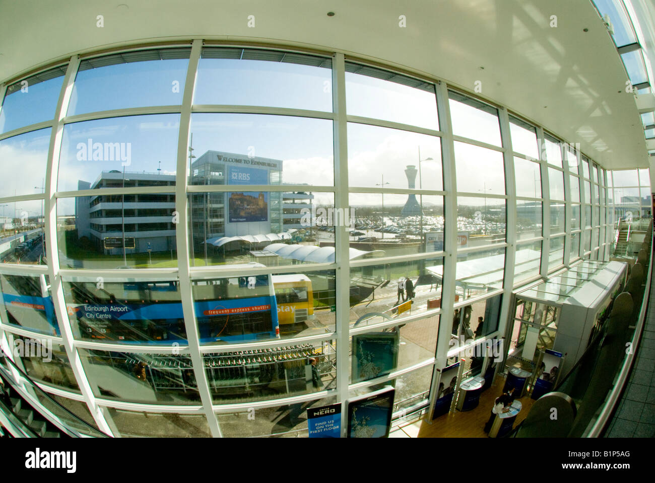 edinburgh airport interior Stock Photo - Alamy