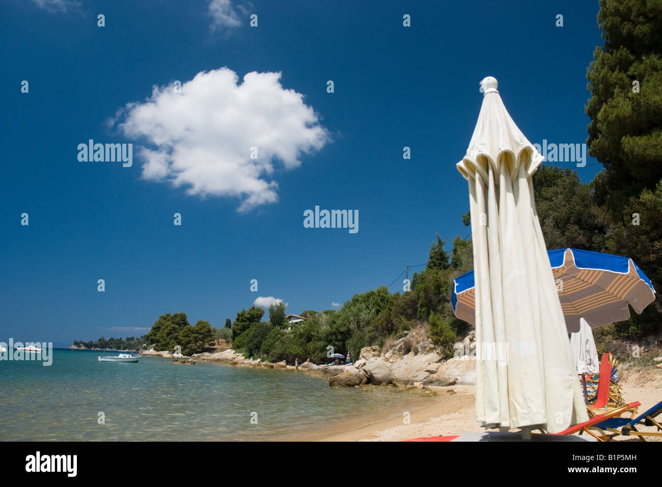 Kolios Bay Skiathos Greece Stock Photo - Alamy