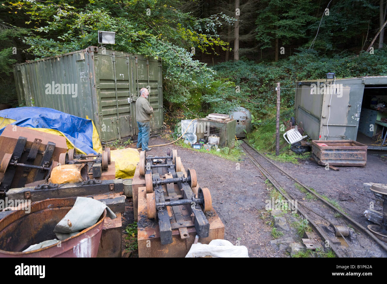 Monument Pit coal mine in the Forest of Dean at Bixslade ...