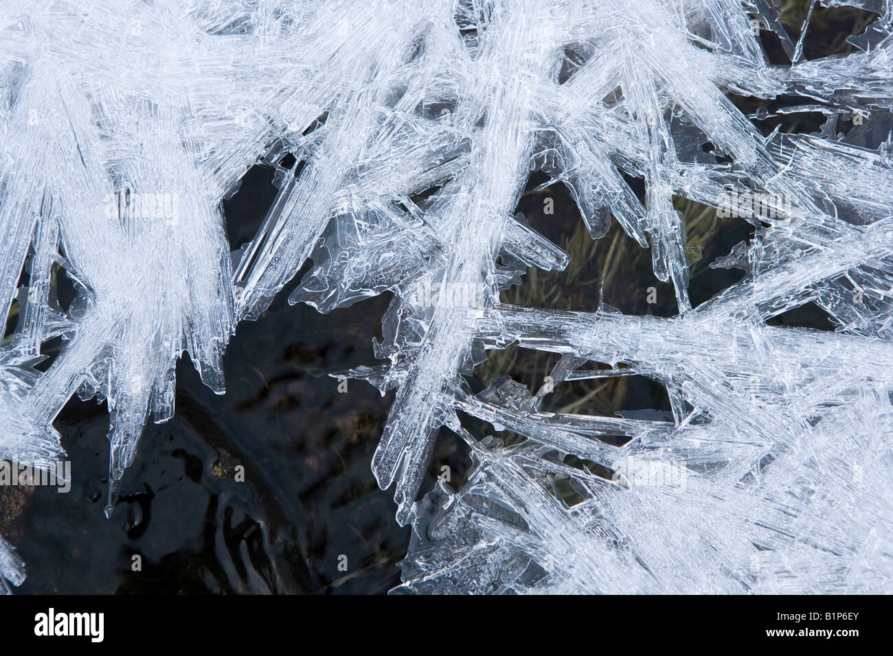 An icy river Stock Photo - Alamy