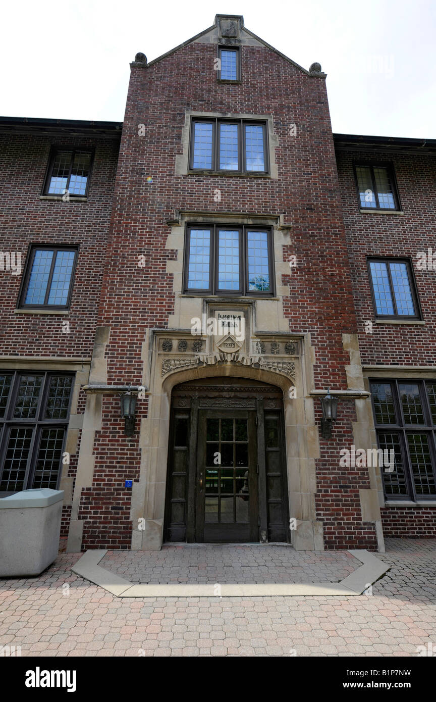 Luciana Hall at Ball State University in the City of Muncie Indiana IN ...