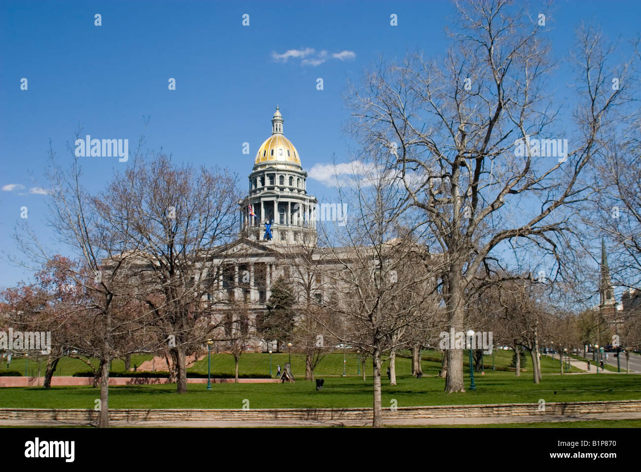 Golden dome capital building in Denver Stock Photo - Alamy