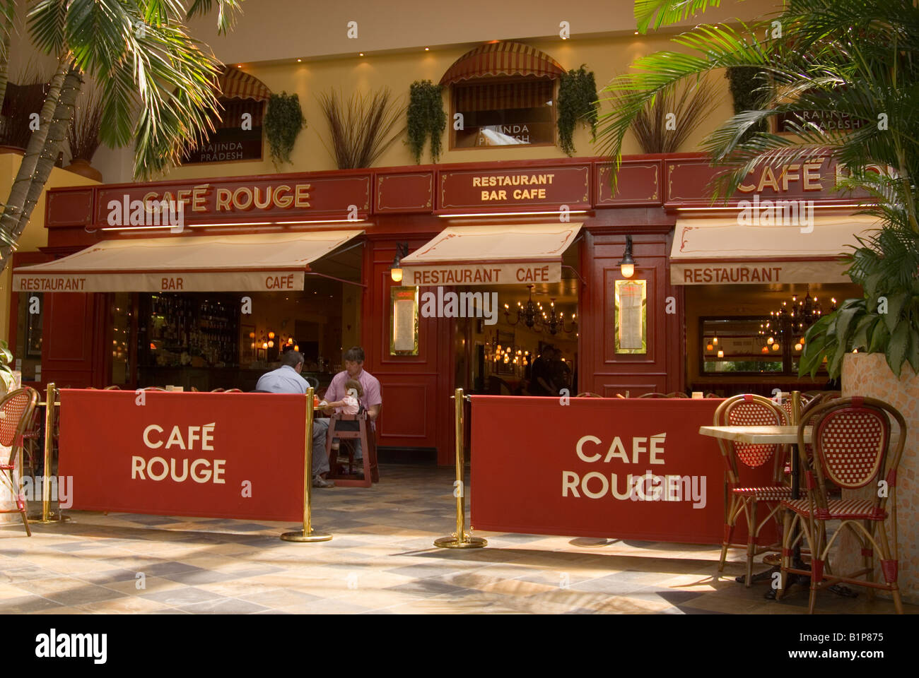 Cafe Rouge At Center Parcs at Elveden near Thetford,Uk Stock Photo - Alamy
