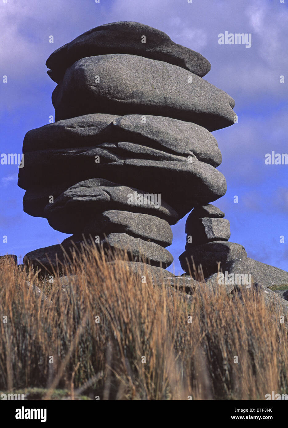 A rock formation known as the Cheesering Stock Photo - Alamy
