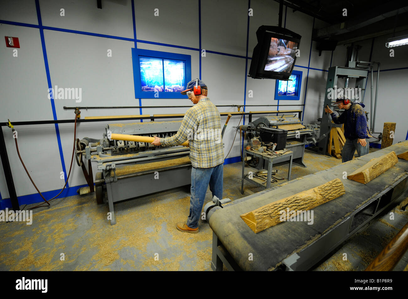 Baseball bat factory hi-res stock photography and images - Alamy