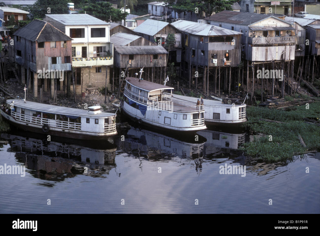 Riverfront at Manaus, Amazonas, Brazil Stock Photo - Alamy