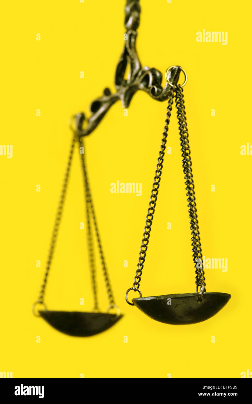 weighing pan scales justice Stock Photo - Alamy