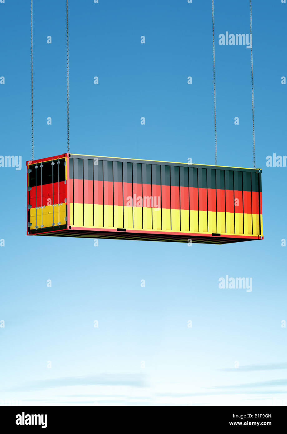 International Container for cargo computer generated Container für ...