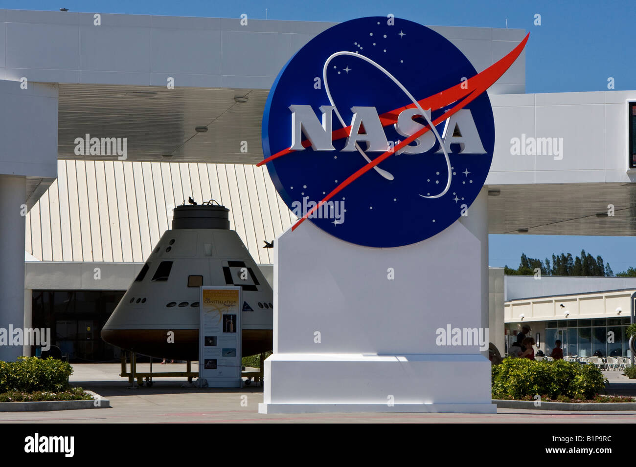 NASA Space Exploration Insignia and the New Orion Space Module at the ...