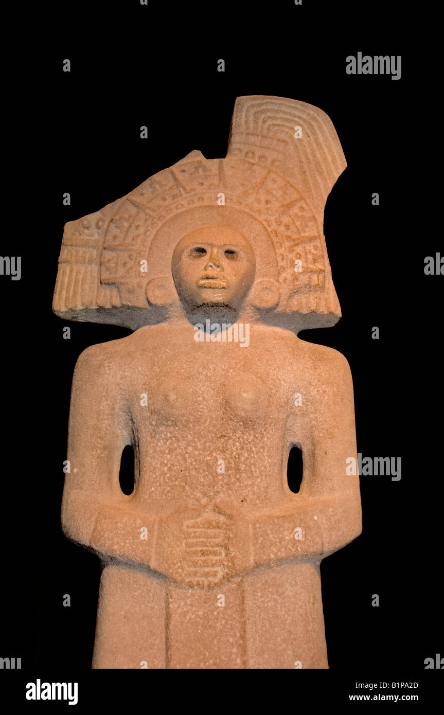 Female Huastec deity Mexico 900-1450 AD Mexico Mexican Museum Stock ...