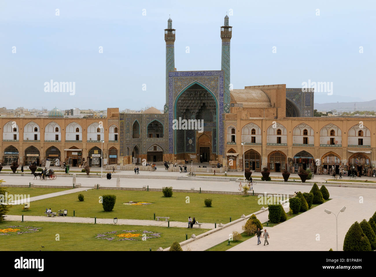 Detail of the Emam Mosque (Masjed-e Emam) in the Iranian city of ...