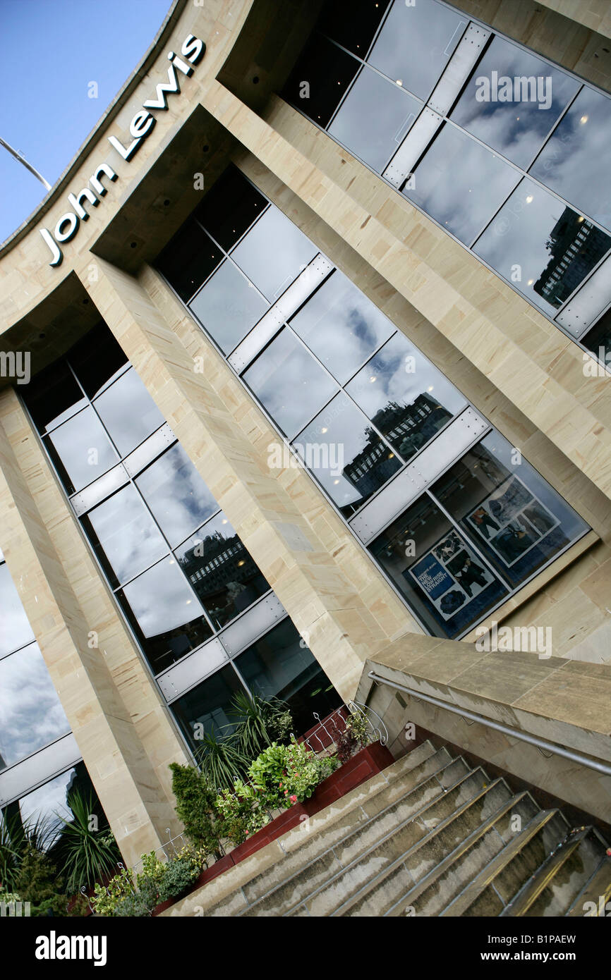 City of Glasgow, Scotland. The John Lewis retail store façade at the ...