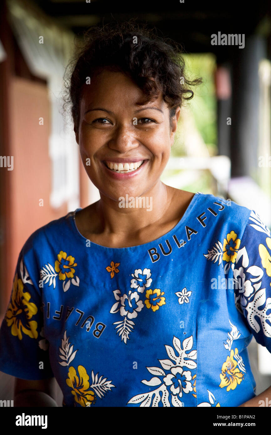 Melanesian woman fiji hi-res stock photography and images - Alamy