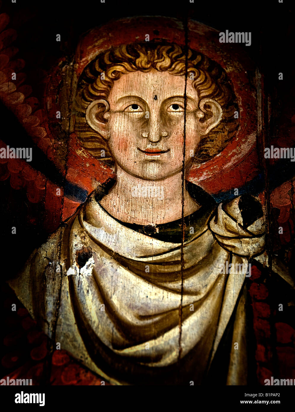 Two panels from the painted chamber palace of westminster England ...