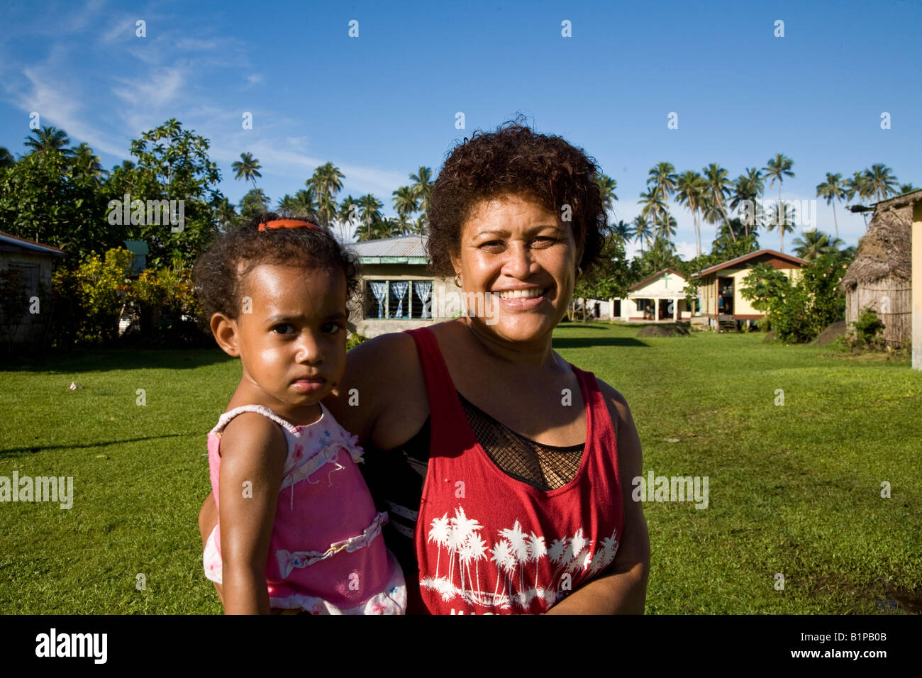 Lavena Village Taveuni Fiji Stock Photo - Alamy