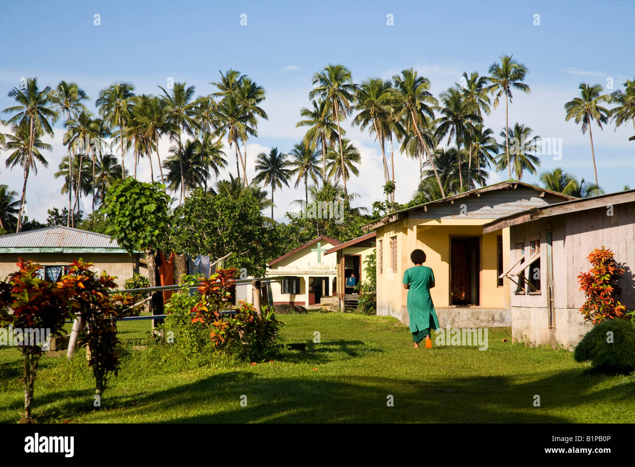 Lavena Village Taveuni Fiji Stock Photo - Alamy