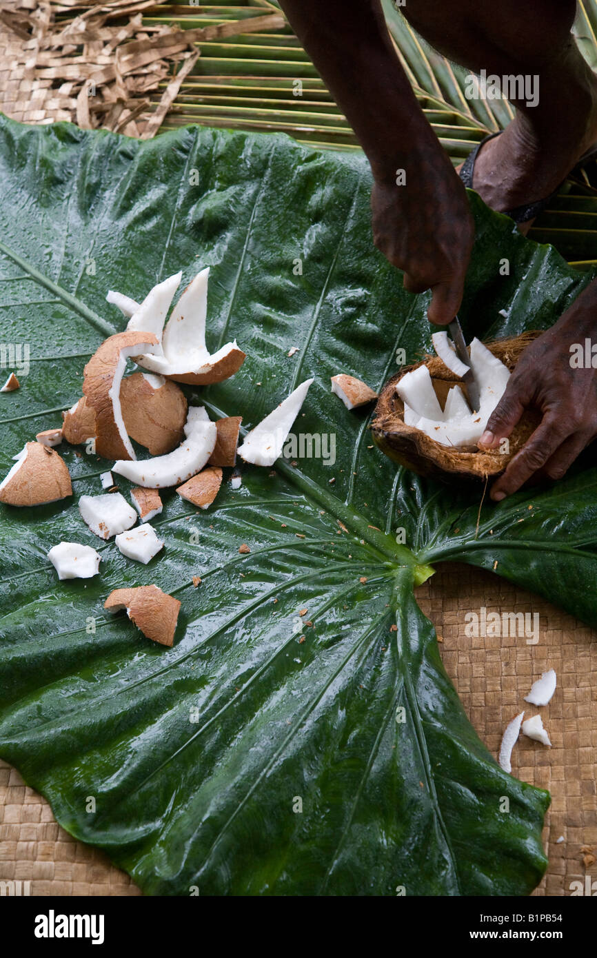 Vuniuto Village Taveuni Fiji Stock Photo - Alamy
