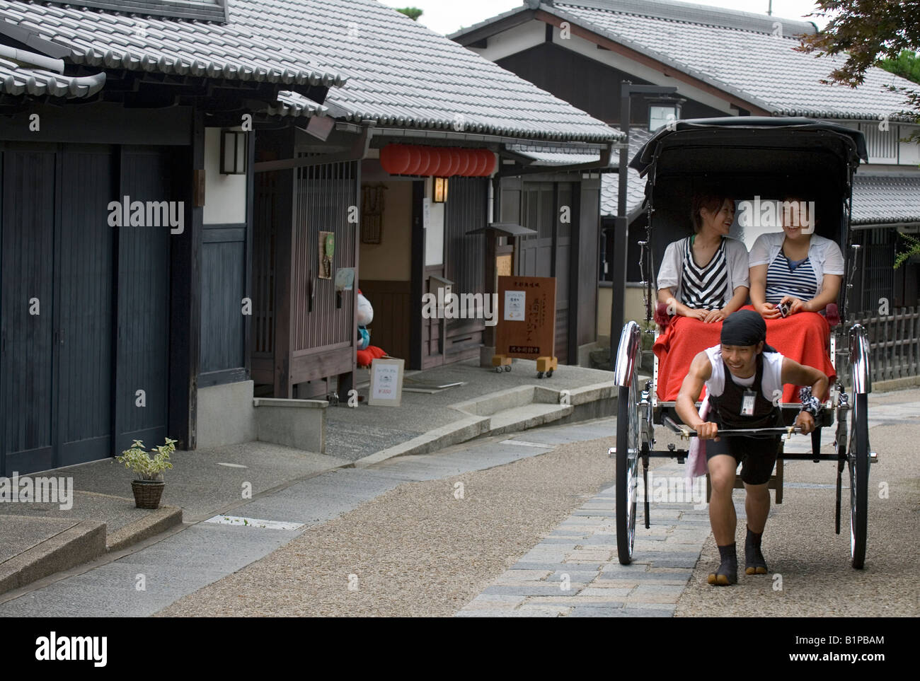 Girls In Rickshaw Japan High Resolution Stock Photography and Images ...