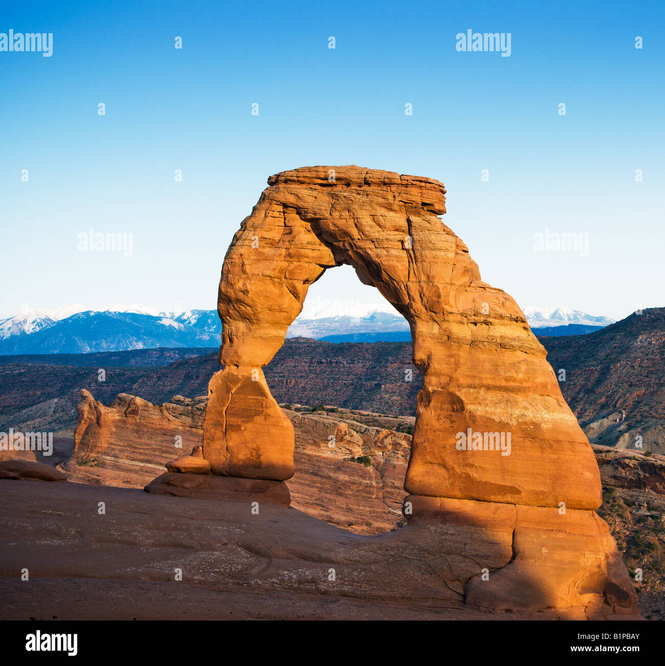Delicate arch Arches National Park USA Stock Photo - Alamy