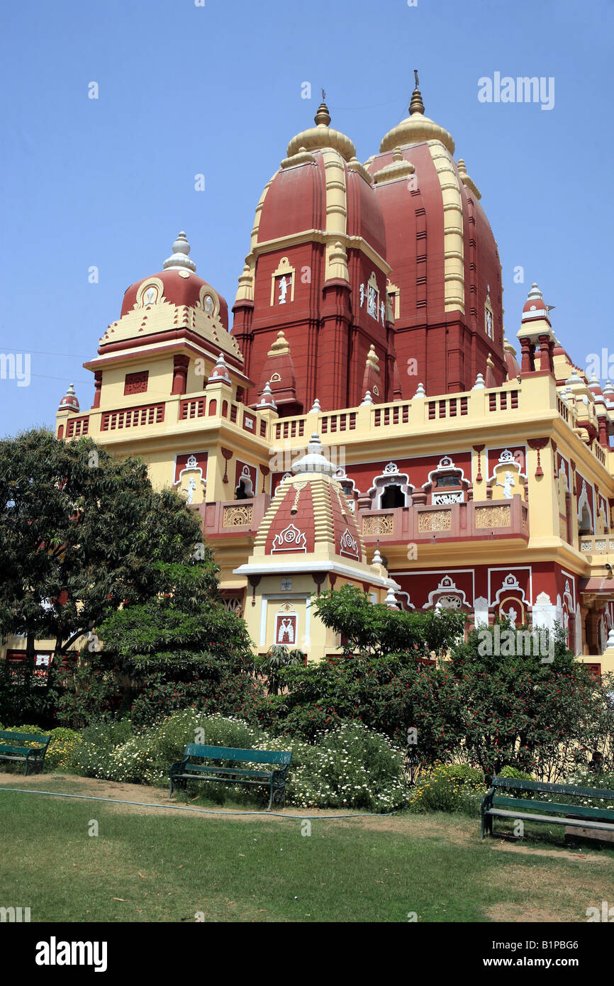 Laxmi Narayan Birla Mandir Delhi India Stock Photo - Alamy