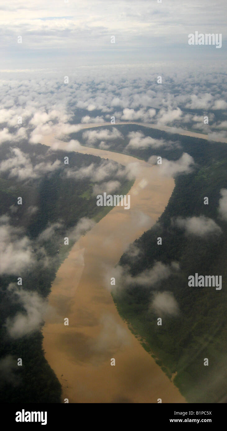 Aerial view of Jurua River, Amazonas Stock Photo - Alamy