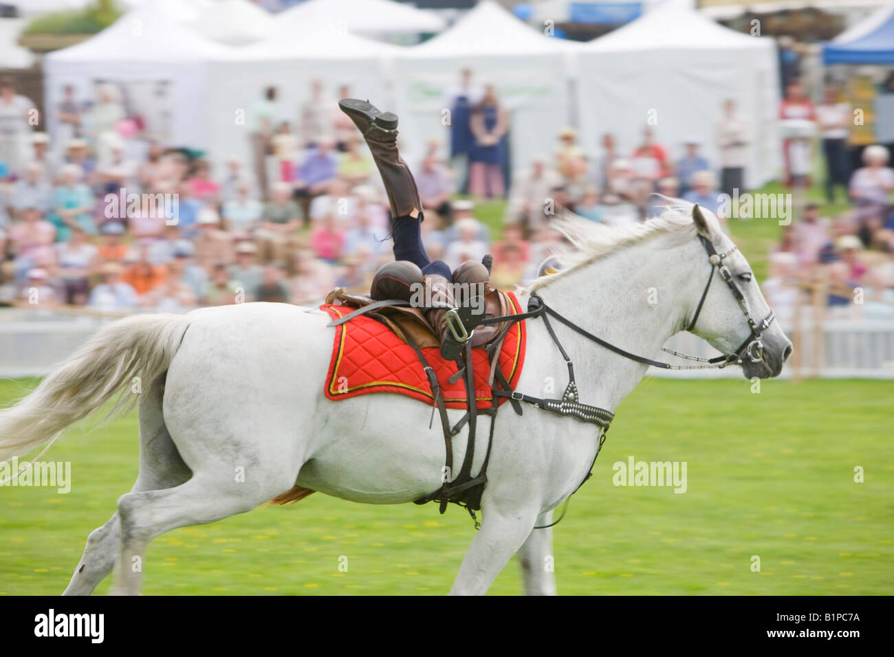 Cossack Horse Riders at the Holker Countryside Festival Cumbria UK ...