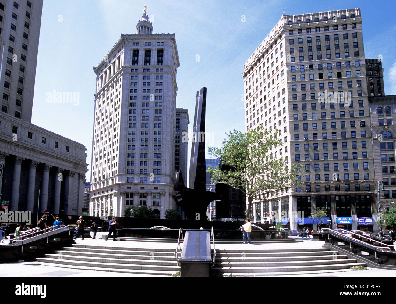 USA New York City Foley Square Lower Manhattan Stock Photo - Alamy