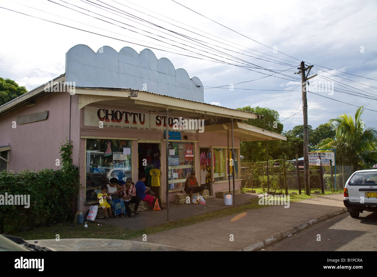 Somosomo village Taveuni Fiji Stock Photo - Alamy