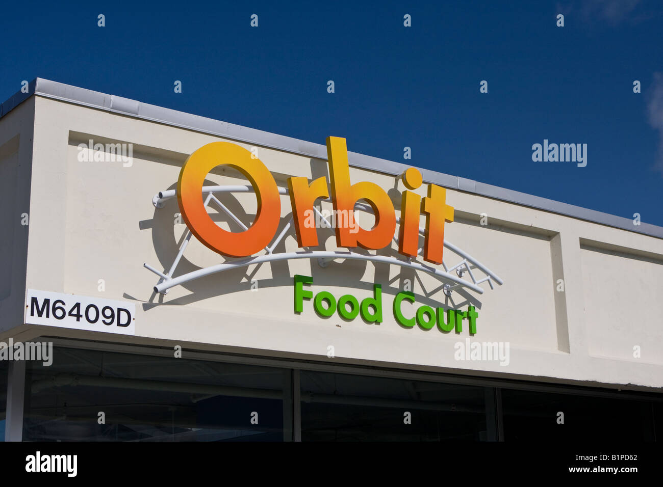 The Orbit Food Court Sign at the John F Kennedy Space Center Cape ...
