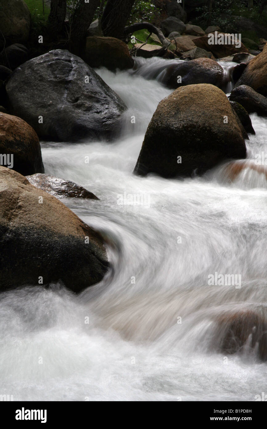 A turbulent cascade on a creek, Bishop Creek Stock Photo - Alamy