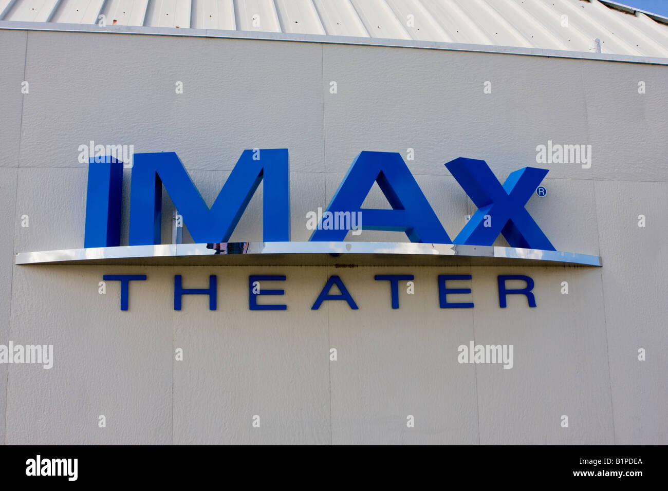 IMAX Theater Sign at the John F Kennedy Space Center in Cape Canaveral ...