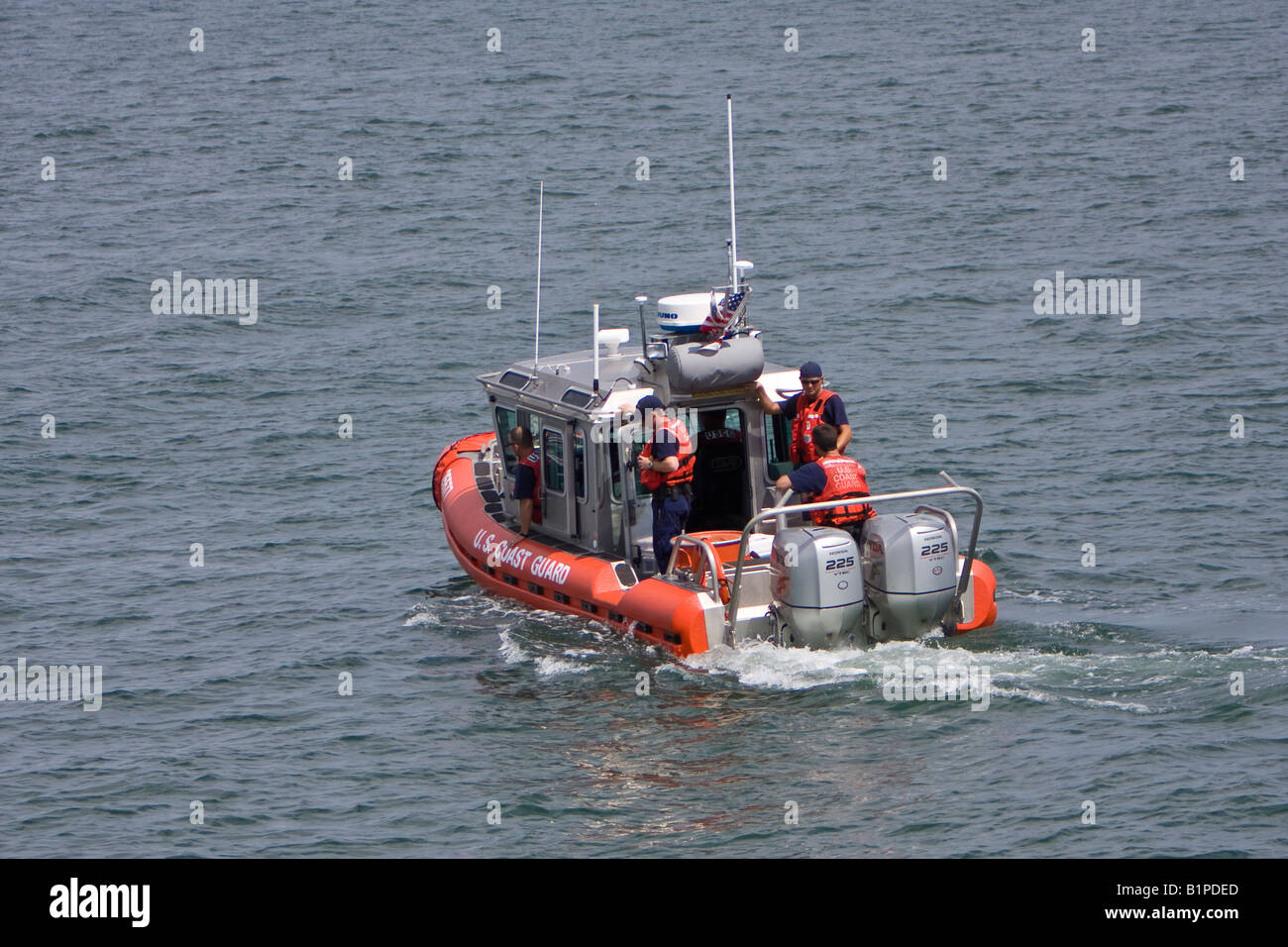 Coast Guard Rescue Boat Florida Stock Photo - Alamy