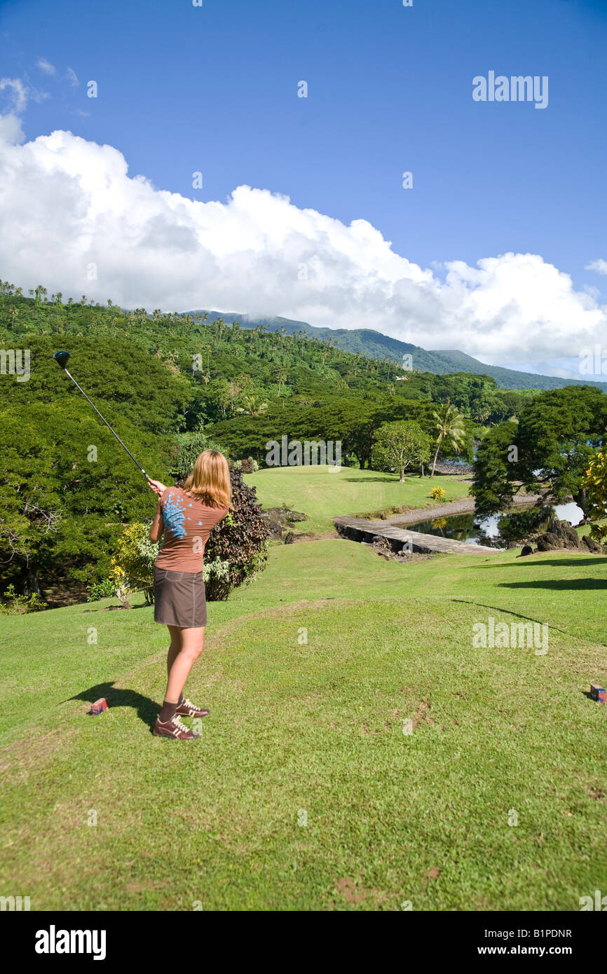 Golf course Taveuni Estates Taveuni Fiji Stock Photo - Alamy