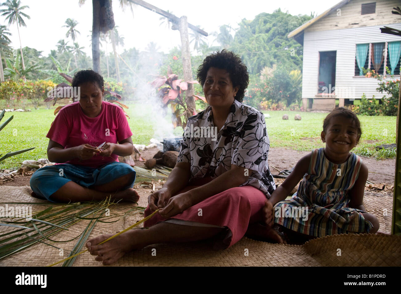 Vuniuto Village Taveuni Fiji Stock Photo - Alamy