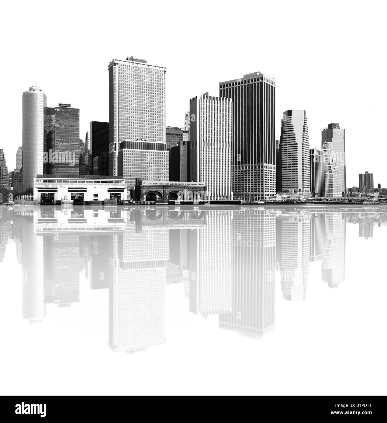 Cityscape and skyscrapers Black and White Stock Photos & Images - Alamy